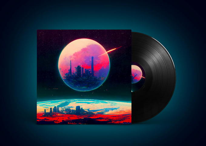 Design retro vaporwave art for your album cover by Illusiumeterna | Fiverr
