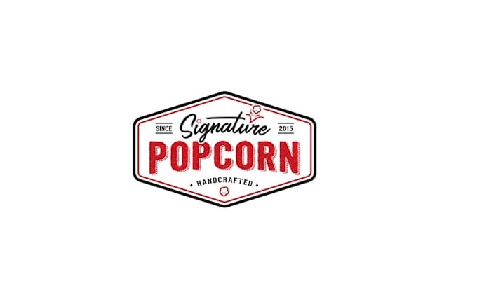 Do original pleasant lovely gourmet popcorn logo in my style by Eve ...