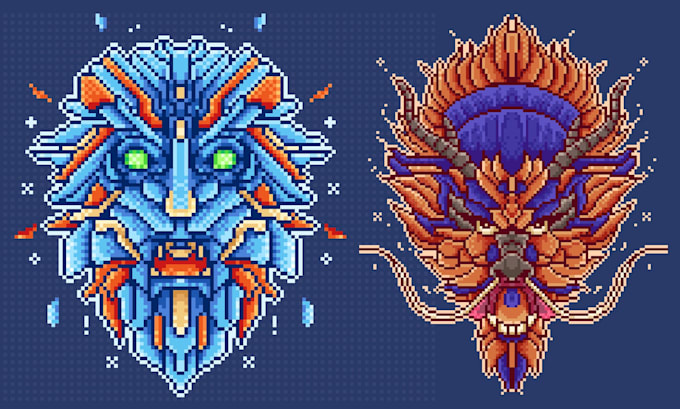 Create pixel art loop animation of your choice by Lanart_ | Fiverr