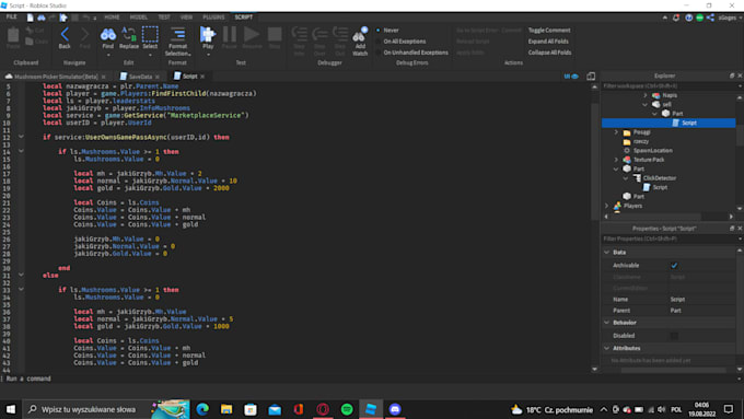 Create scripting in roblox studio by Sgoges | Fiverr