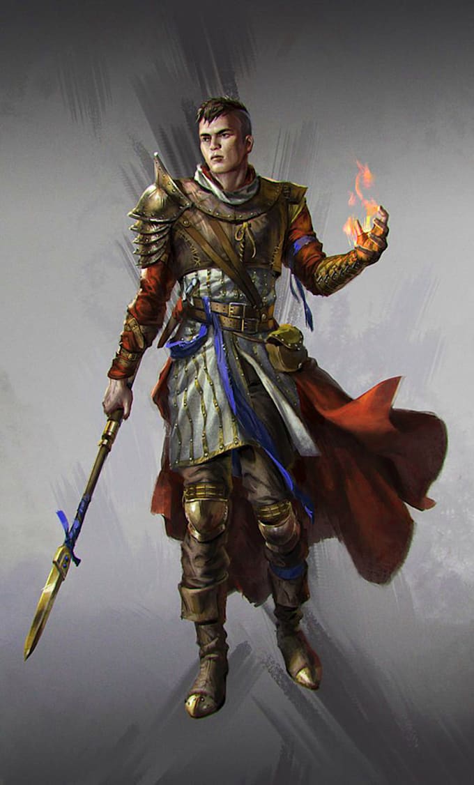 Draw dnd character art and dnd character art by Rodrir___6 | Fiverr