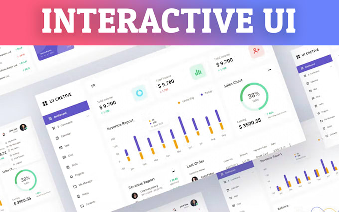 Design dashboard, web app, saas, crm and admin panel ui by Shahnaz_des ...