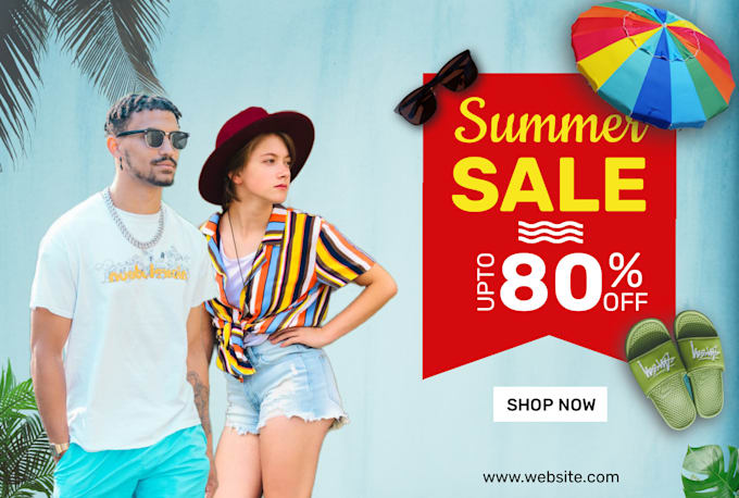 Create a professional shopify banner by Prakashkhatr532 | Fiverr