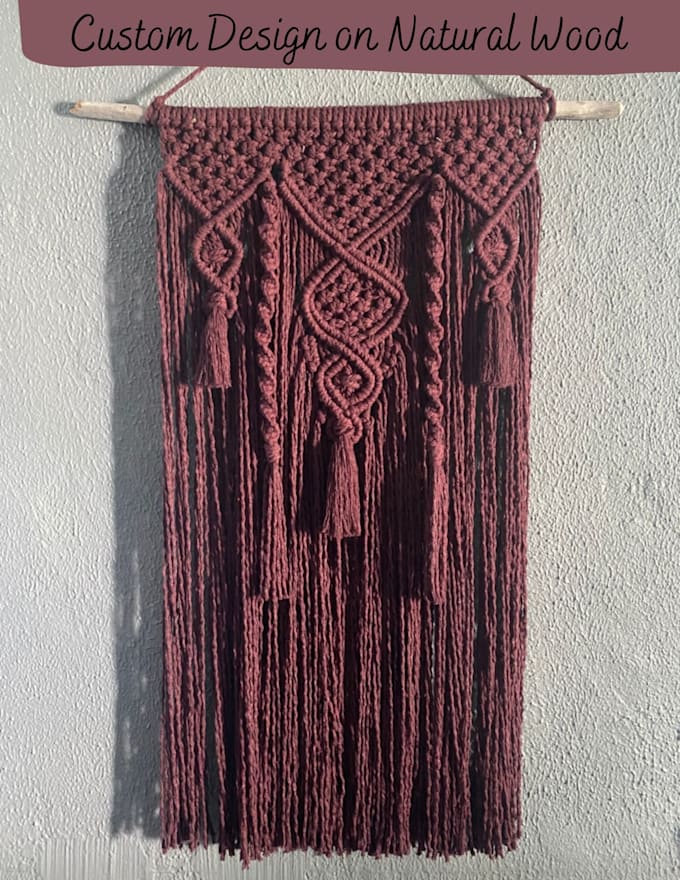 Create a custom macrame piece for your home by Melbrexo | Fiverr