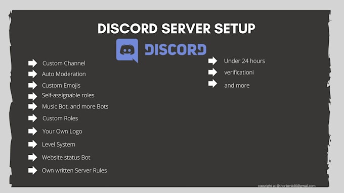 Manage a discord server for you by Itsrayyan29 | Fiverr