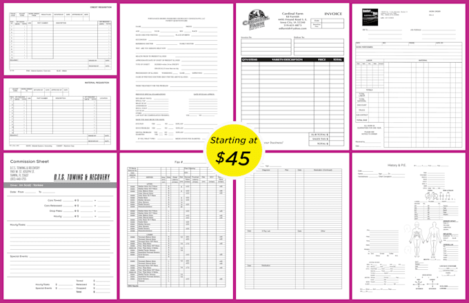 Digitize a 1 or 2 page form by Sybilmartinez | Fiverr