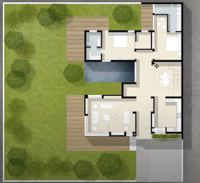 Draw, redraw 2d architectural floor plan by Haque_najmul | Fiverr