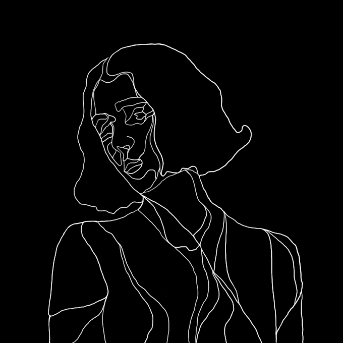 Draw a minimalist, digital line art portrait of your choice by Am_art ...