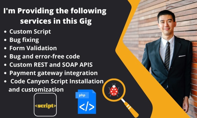 Write A Custom Javascript And Php Scripts For Your Website By Devnabigh Fiverr