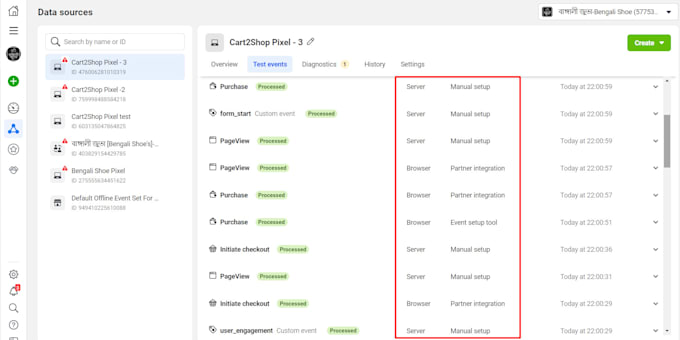 Setup facebook conversion api for ios 14 update server side tracking ...