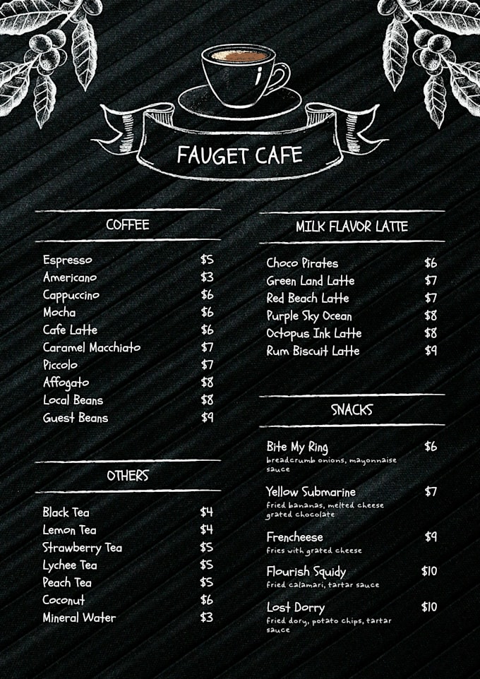 Design classy restaurant menu digital food menu design by Zmzdesigner ...