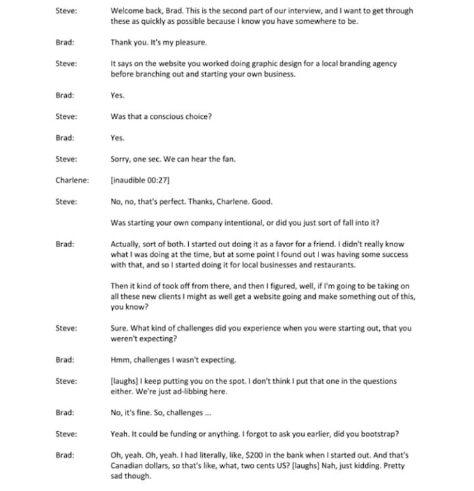 Do audio and video transcript in english by Collinnssqw | Fiverr