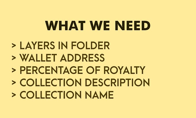 Generate 10,000 nfts with metadata by Aydieprodstudio | Fiverr