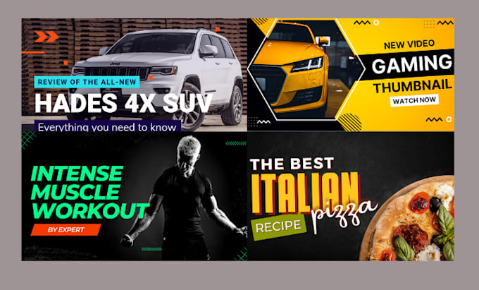 Create fabulous youtube thumbnail design by Nidasiddique01 | Fiverr