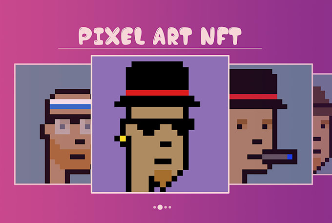 Create successful pixel art nft collection by Zefron_studio | Fiverr