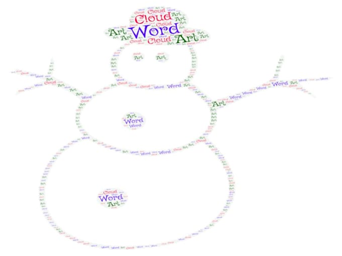 Create colorful word cloud art of any shape by Rs1995 | Fiverr