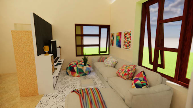 Create room interior design by Ajiwisnu | Fiverr