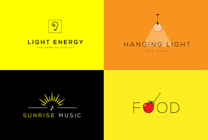 Do 2 professional minimalist modern flat logo designs by Logosburg | Fiverr