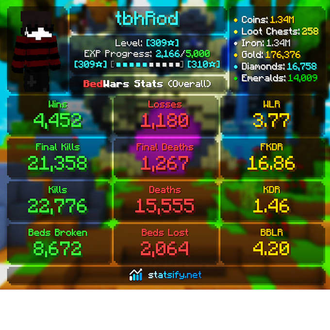 Help you win and improve in hypixel bedwars by Guilherme983 | Fiverr