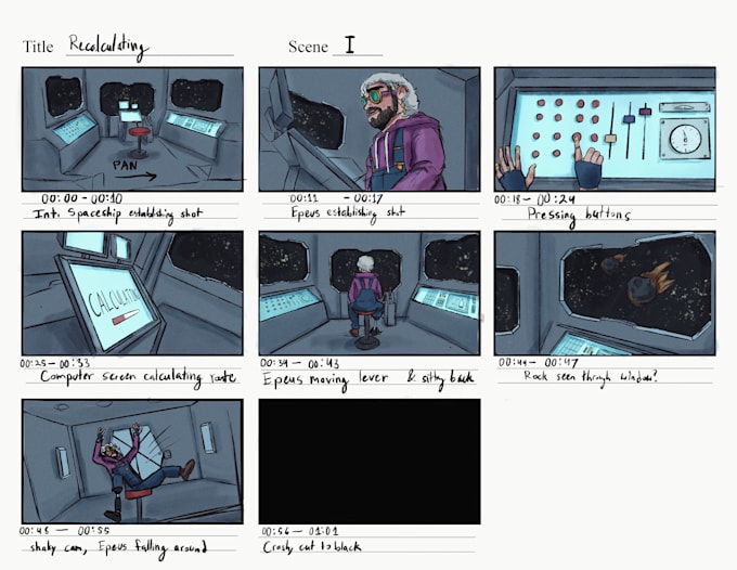 Create storyboards for your project by Tjlalonde | Fiverr