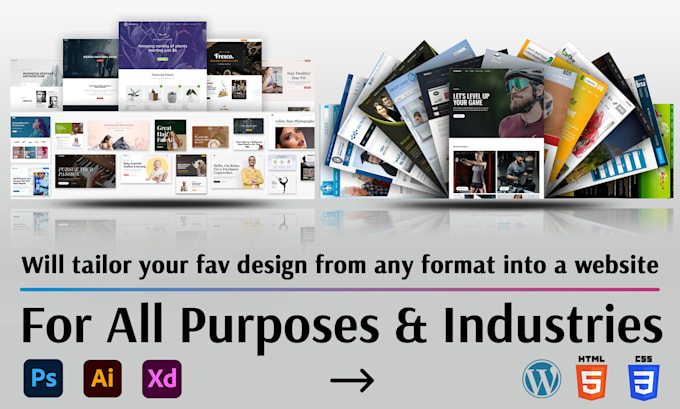 Convert Mockup Design From Psd To Wordpress Or Html By Workadams Fiverr