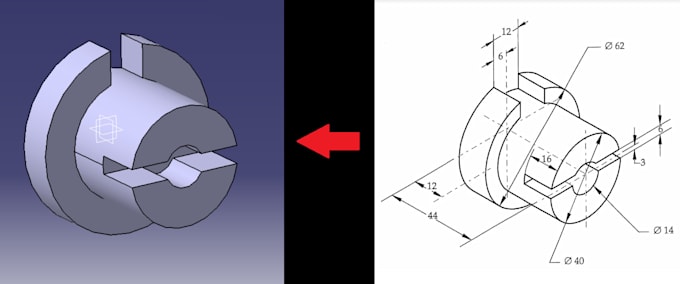 Make 3d mechanical models for 3d printing and model making by ...