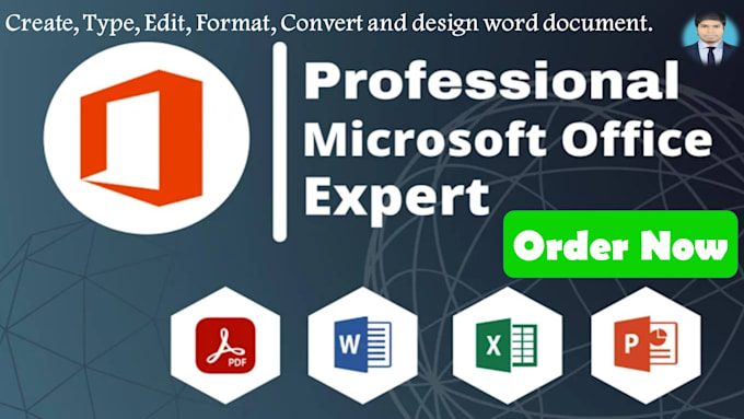 Create, edit, format, design, and type microsoft word documents also power ponit by ...
