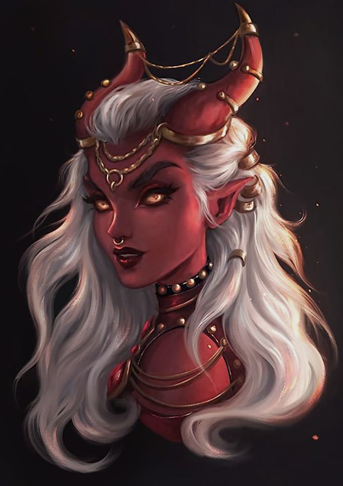 Draw dnd character art and dnd character art by Onebing | Fiverr