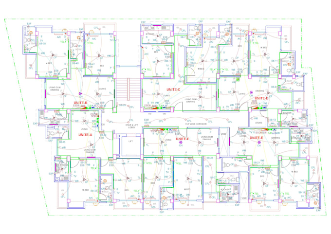 Draw and design electrical plan, plumbing and mep drawings by Tmraju1 ...