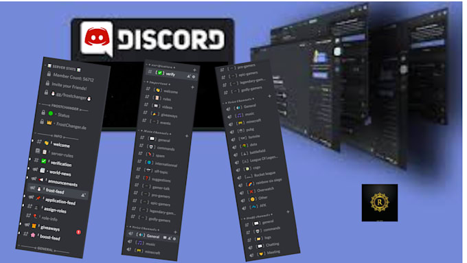 Build professional and advanced discord servers for you by Thbuyfirst ...