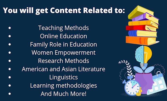 Write seo optimized content on teaching, and education by Writerlaiba ...