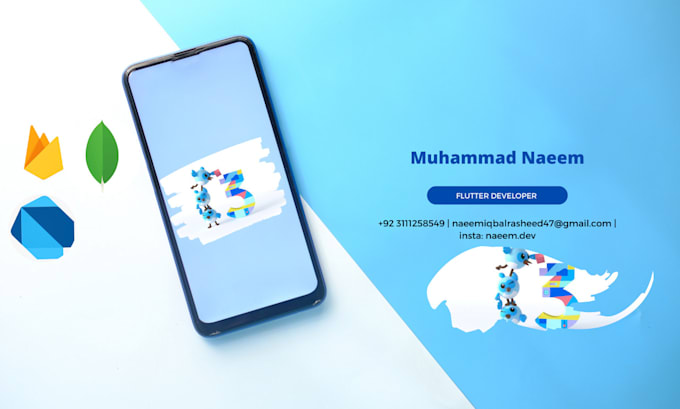 Develop native and hybrid application using flutter, firebase or node,mongodb by Naeemiqbal393 ...