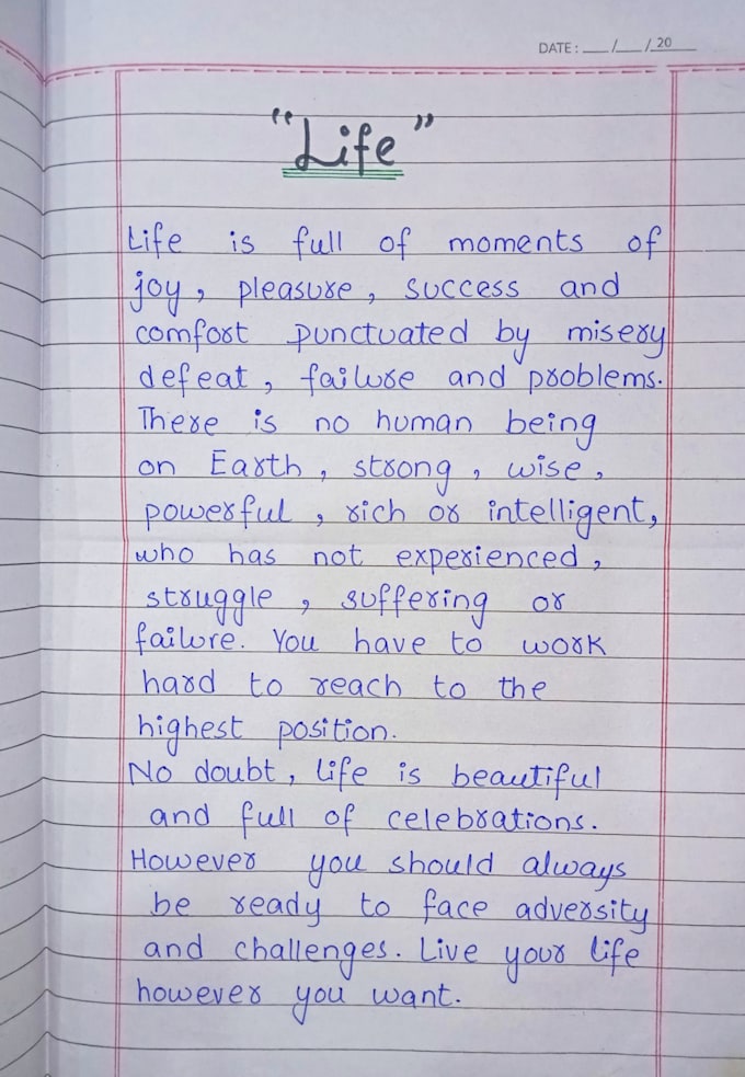 Perfectly handwrite any document,study notes,letter,quotes, or anything ...