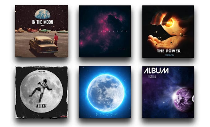 Professionally design a vintage album cover art by Dragon_n | Fiverr