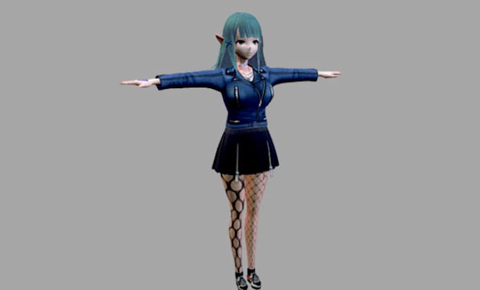 Create a custom 3d model vrchat avatar, vr chat avatar for vtubing and ...