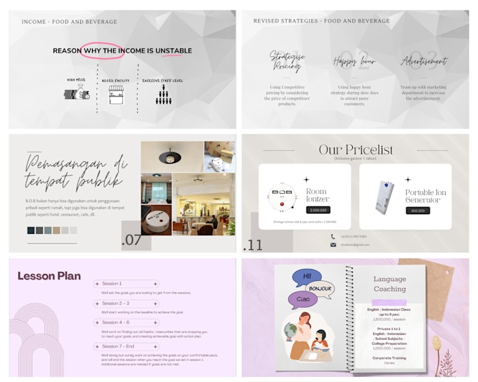 Create powerpoint presentation design by Aliciajoo | Fiverr