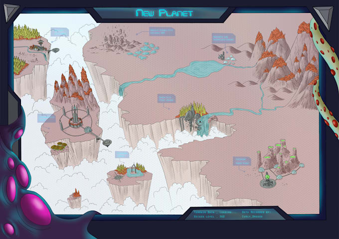 Draw maps for your games or books by Gretaricciolini | Fiverr