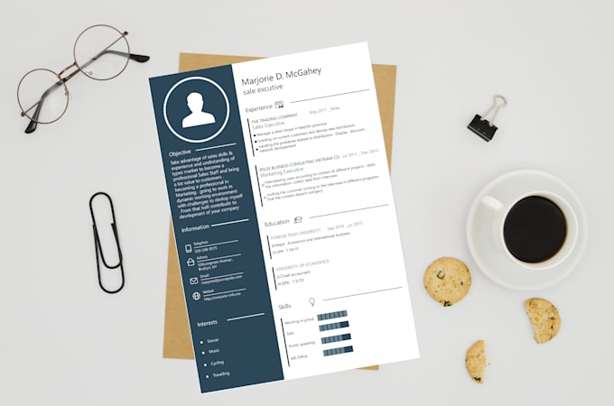 Design your cv and resume by Has1prod | Fiverr