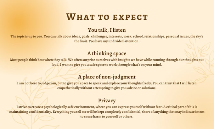 Listen to you confidentially and without judgment by Al_listens | Fiverr