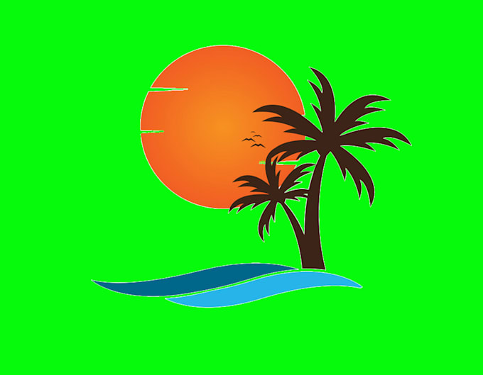 Design beautiful sun and tree logo with free revisions and vector file ...