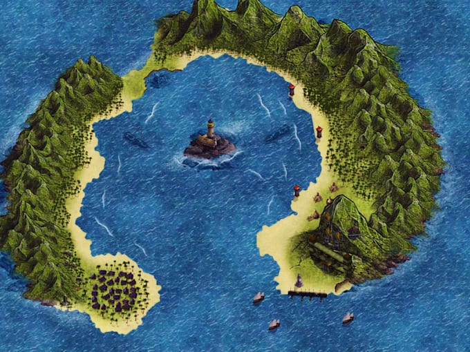 Draw fantasy maps, treasure maps, dungeons and dragons maps by ...