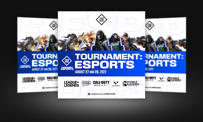 Design facebook esports announcement posters by Aubreytidoso | Fiverr