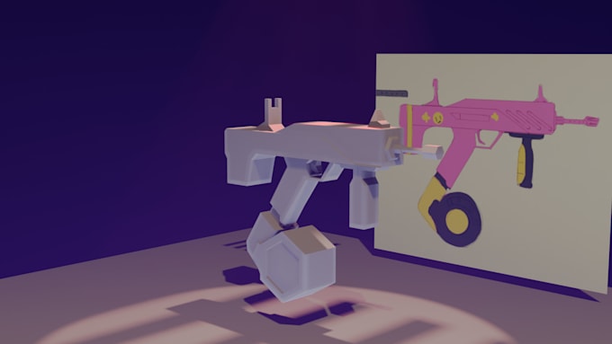 Model a 3d low poly prop in blender by Piko_draws | Fiverr