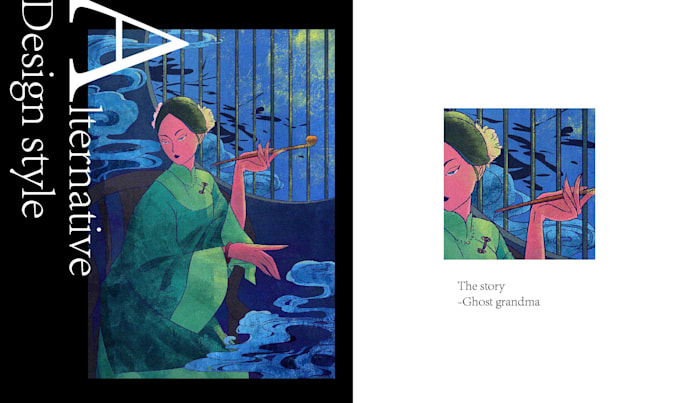 Alternative design style of artwork by Badassmoggy | Fiverr