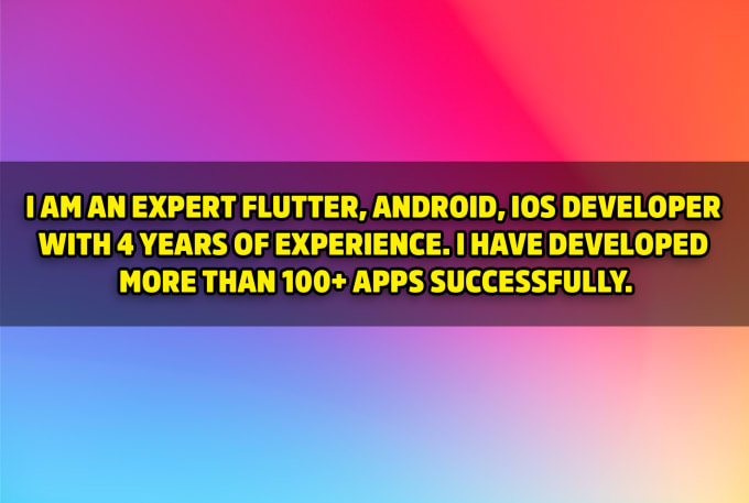 Do Android And Ios Development Using Flutter By Flutterappsshop Fiverr