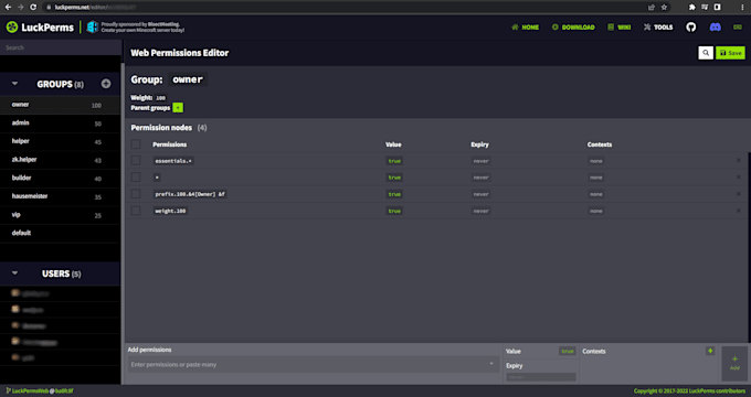 Setup minecraft permissions and prefix for your server by Mujtun | Fiverr
