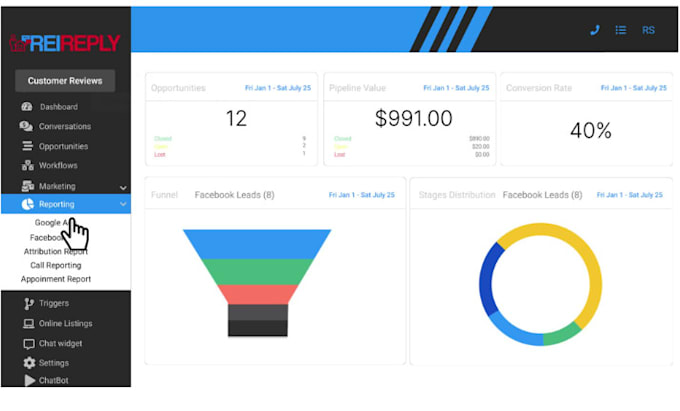Set up rei reply, pipeline pro, pipedrive, gohighlevel for you by ...