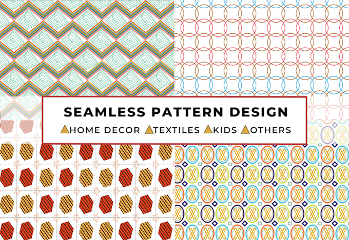 Create vector seamless repeat patterns ready for print by Designrzmart ...