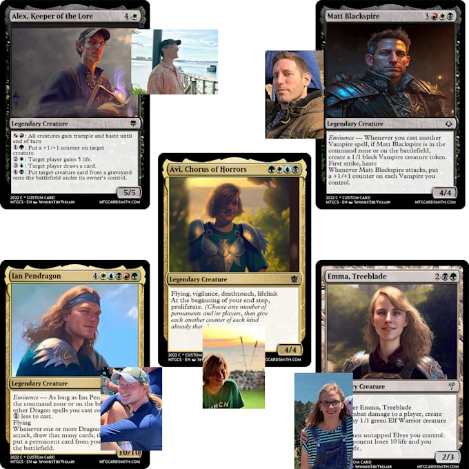 Create any kind of magic the gathering card or playing card by ...