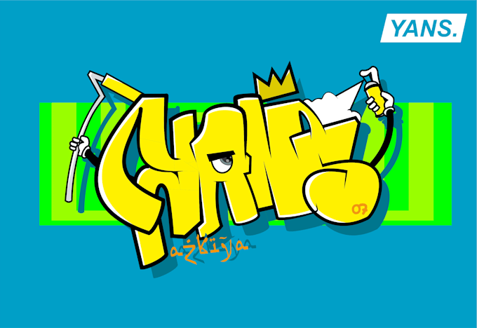 Draw a digital graffiti for your logo or your name by Anggi_yans | Fiverr